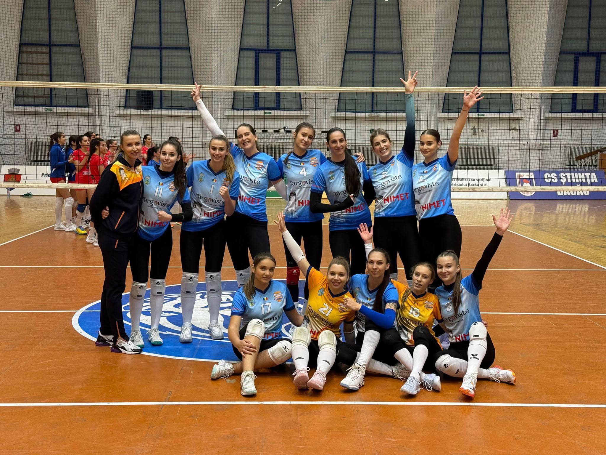 CSM TÂRGOVIȘTE, VICTORIE FĂRĂ EMOȚII LA BACĂU – 3-0 CU ȘTIINȚA, DUPĂ UN ...