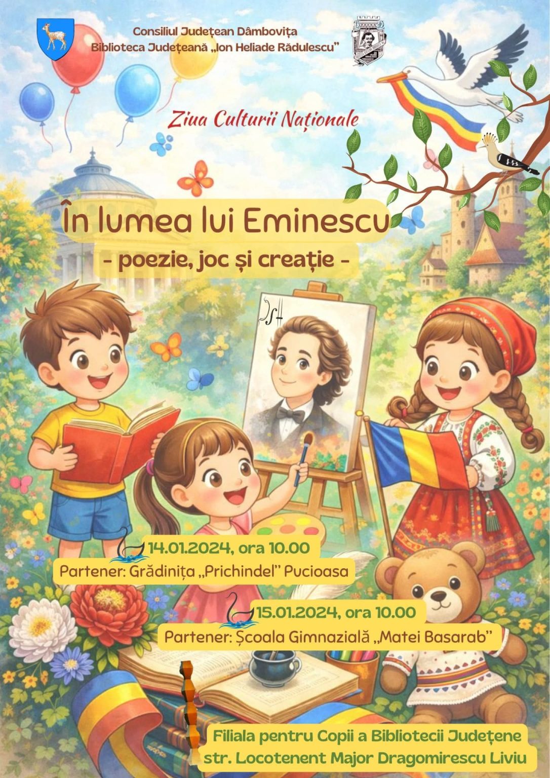 Biblioteca Județeană „I. H. Rădulescu” Dâmbovița organizează ...